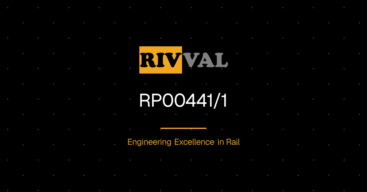 RP00441/1 | RIVVAL LTD
